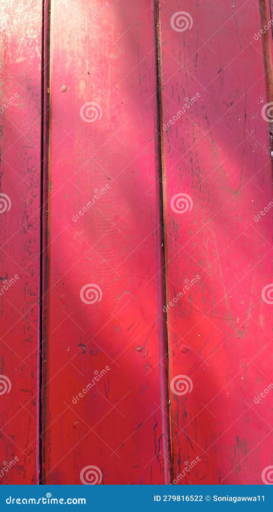 The Surface of the Wooden Table Structure, Red in Color, Illuminated by ...