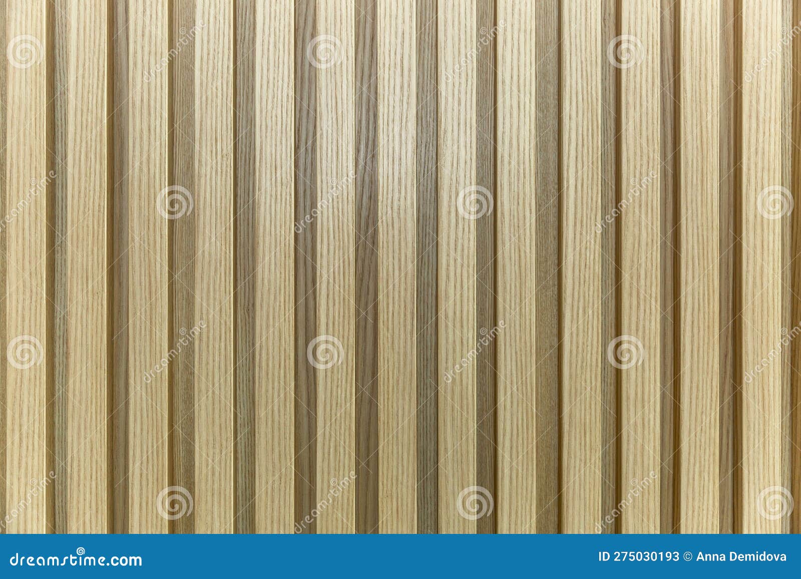 Brown Slatted Wood Texture With Grain Between The Slats Stock Photo ...