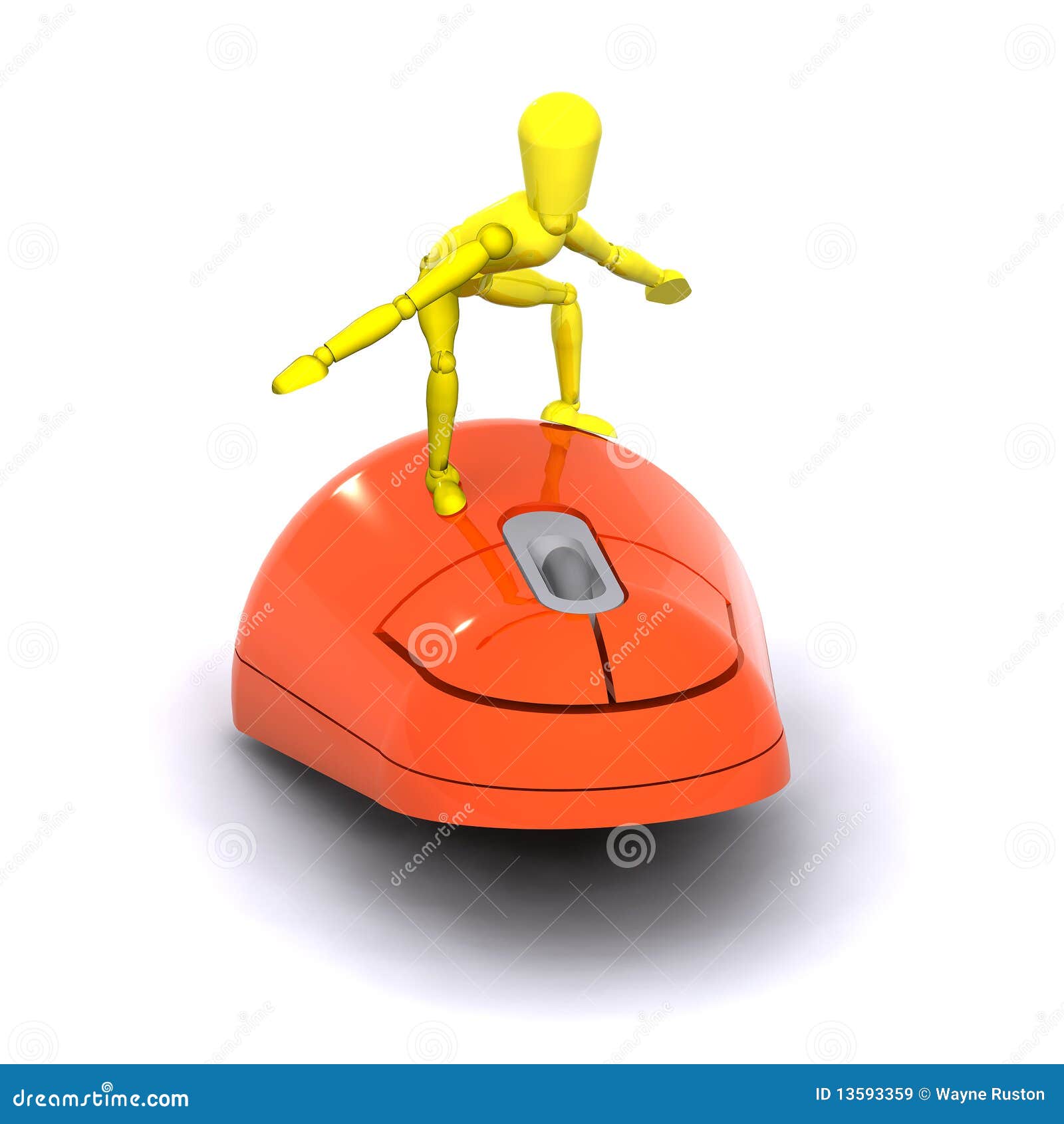 Surfando o Web ilustração stock. Ilustração de internet - 13593359