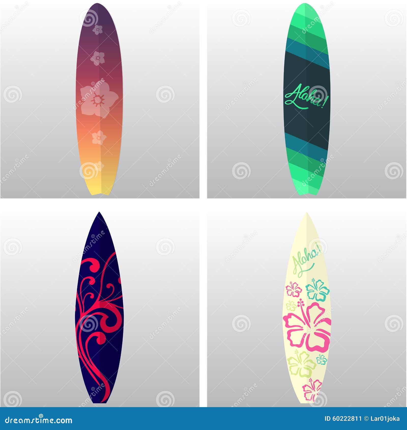 Surfboard illustration de vecteur. Illustration du surfboard - 60222811