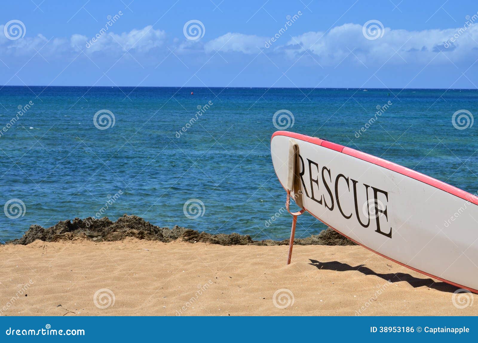 A Surfboard at Beach stock photo. Image of recreation - 38953186