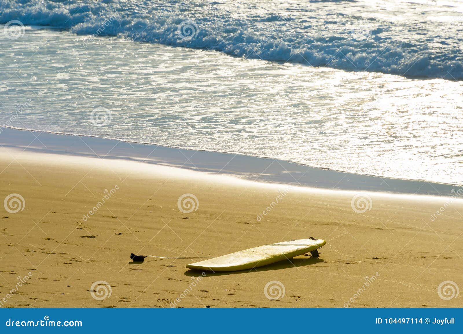 Surfboard on the Beach. Surfing Stock Photo - Image of outdoor, healthy ...