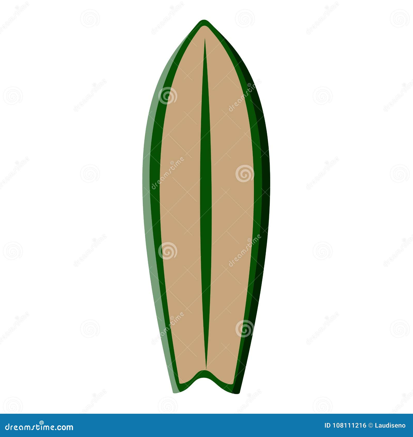 Isolated Surfboard Illustration Stock Vector - Illustration of extreme ...