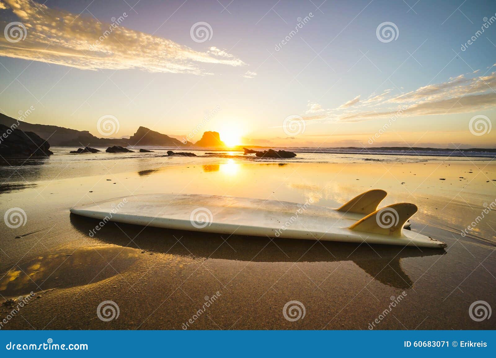 Surfboard Sunset stock image. Image of outdoor, detail - 60683071