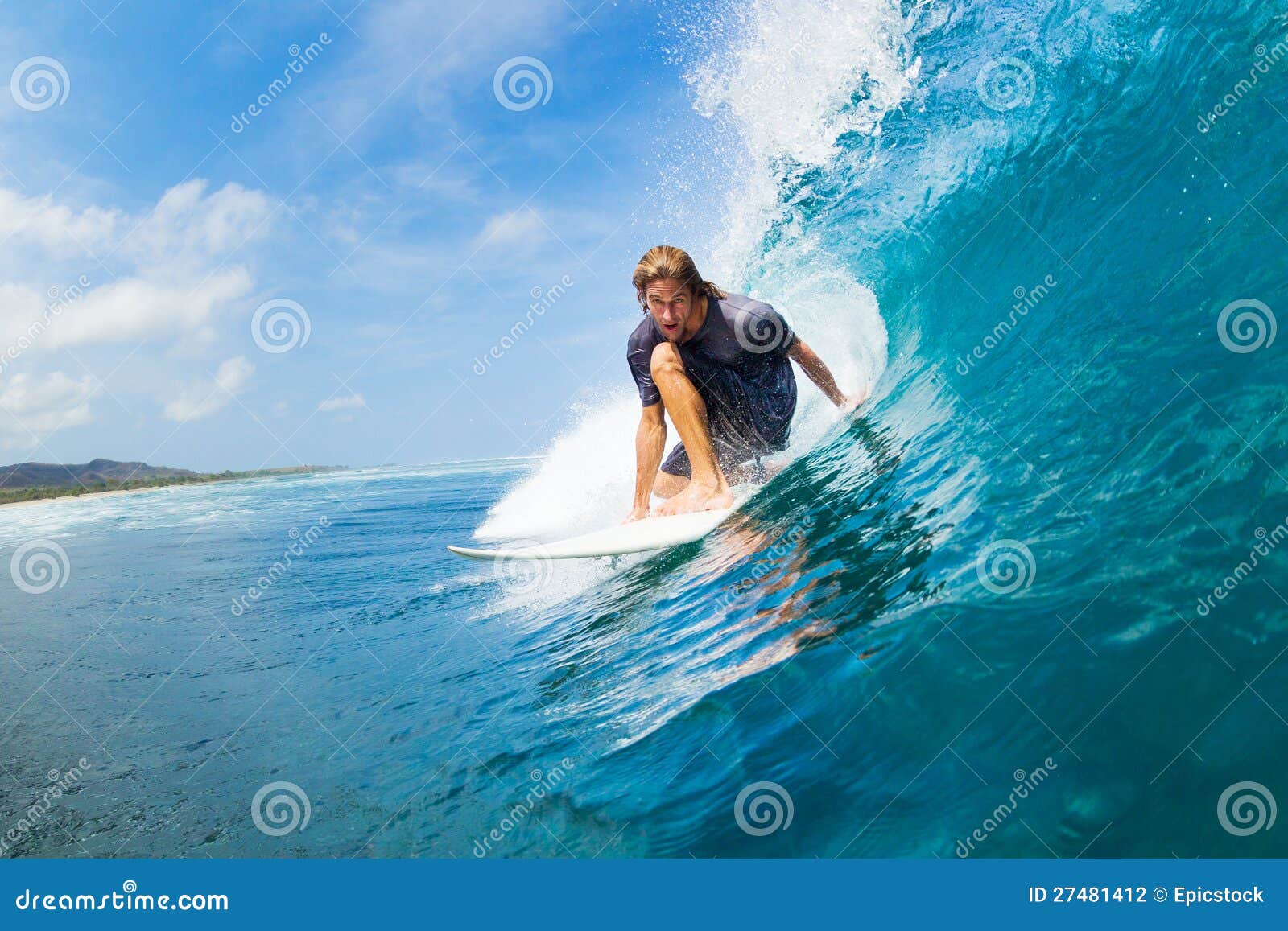 Surfen stockfoto. Bild von grün, strand, hawaii, tätigkeit - 27481412