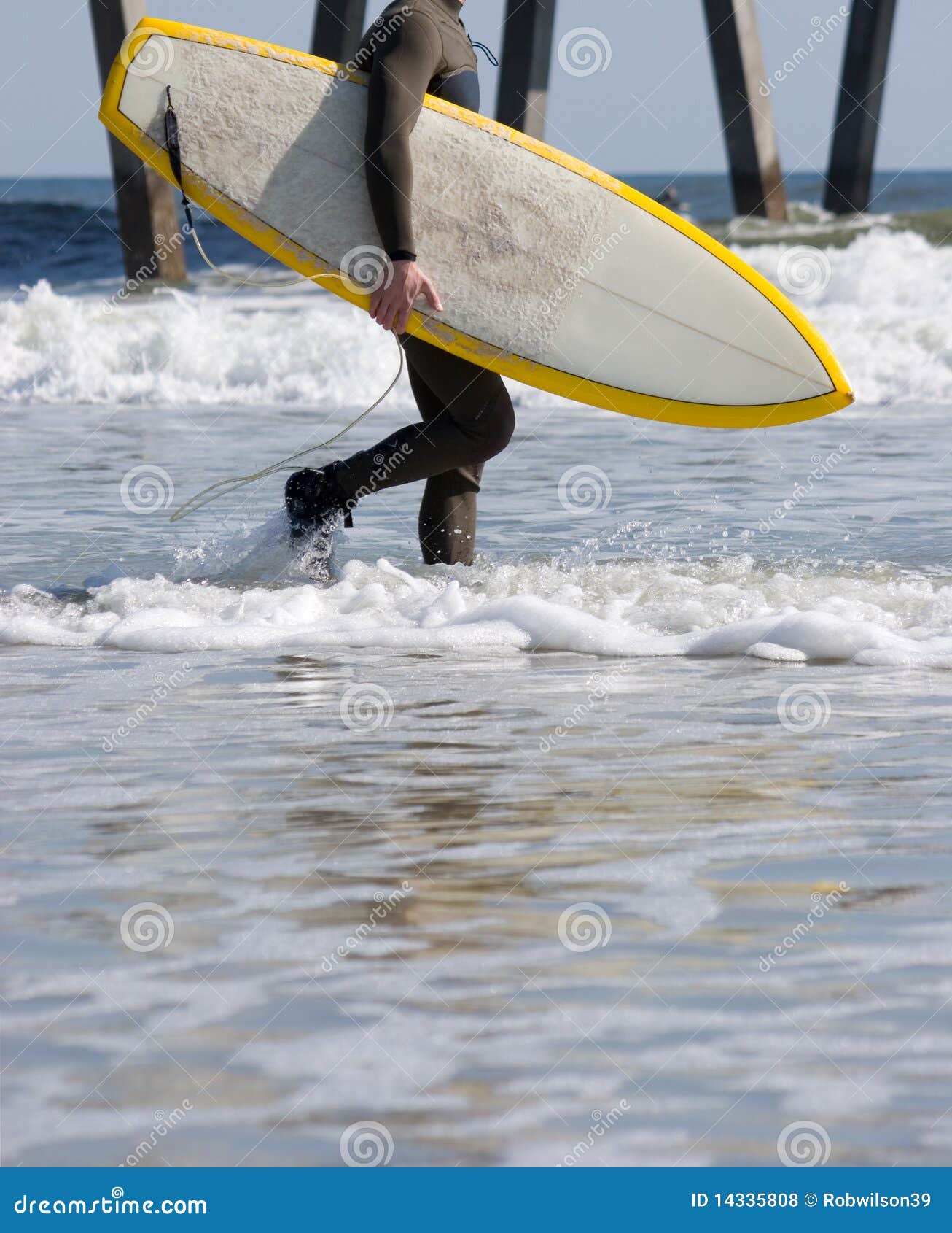 Surfer stock photo. Image of solitude, scenery, aquamarine - 14335808