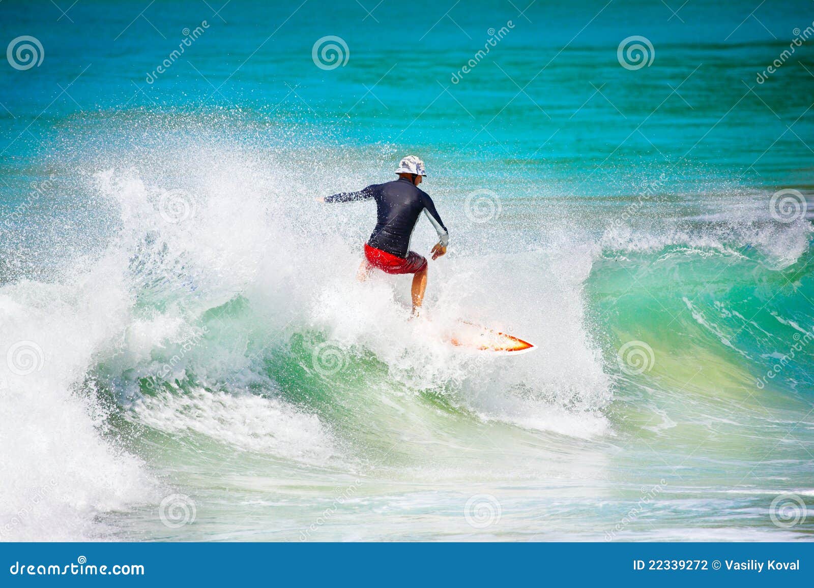 Surfer stock photo. Image of shore, ocean, extreme, space - 22339272