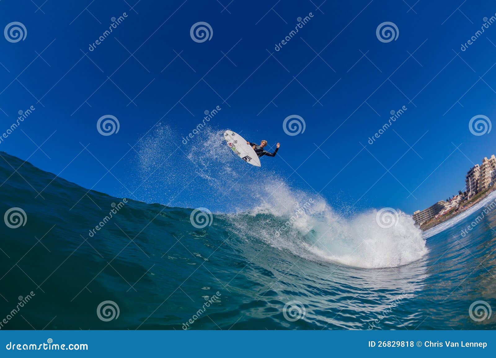 Surfer Air Wave editorial stock photo. Image of blue - 26829818