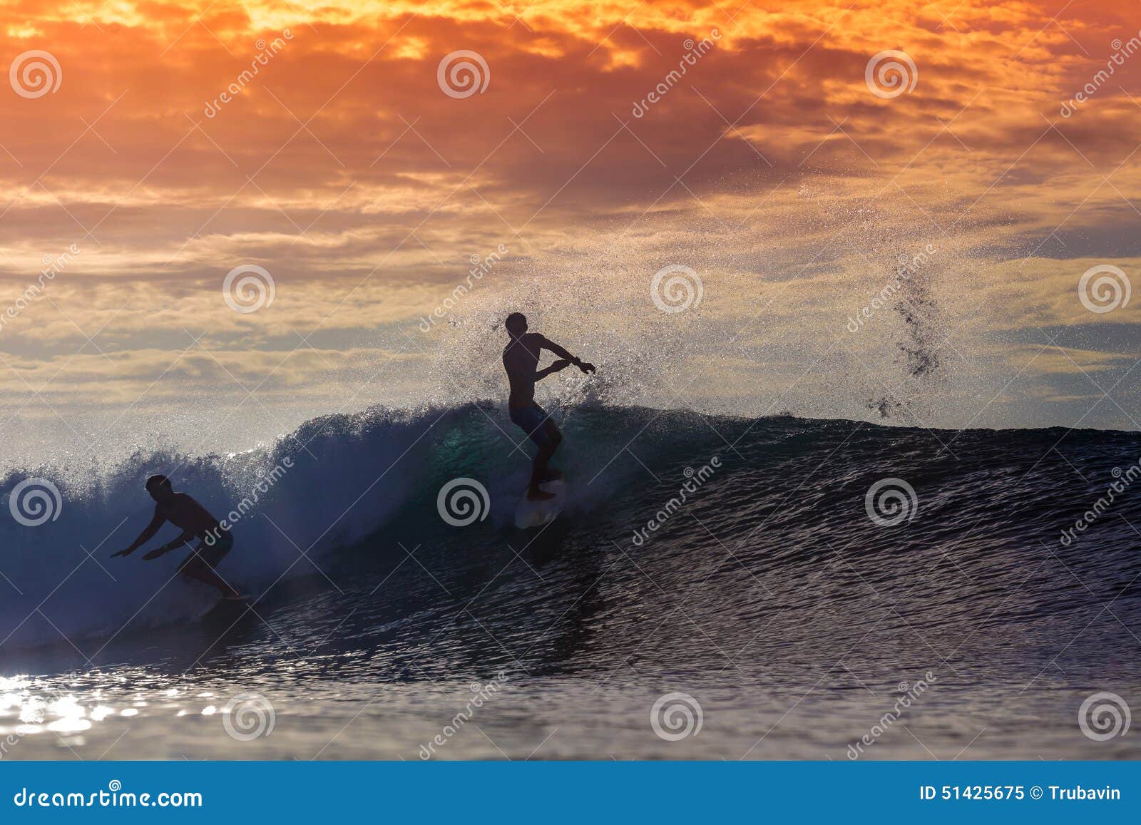 Surfer on Amazing Wave stock image. Image of exercise - 51425675