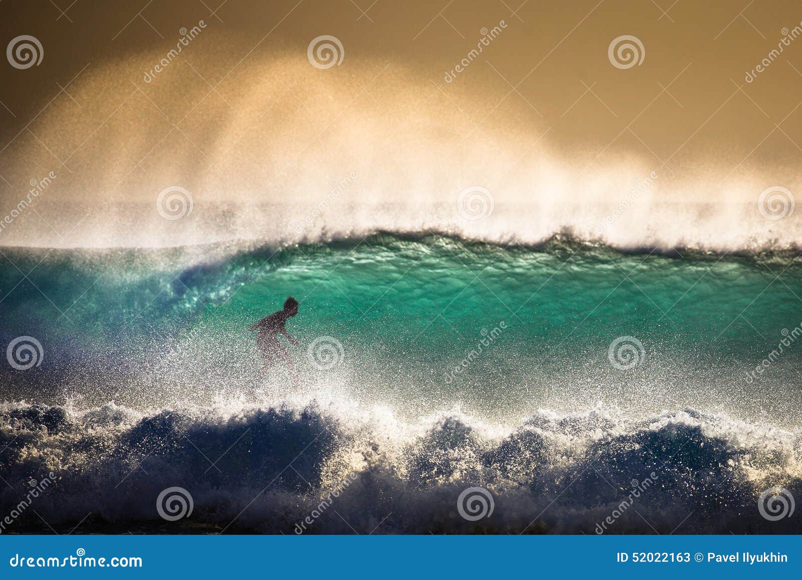 Surfer on Blue Ocean Wave in Bali Stock Image - Image of blue, ocean ...