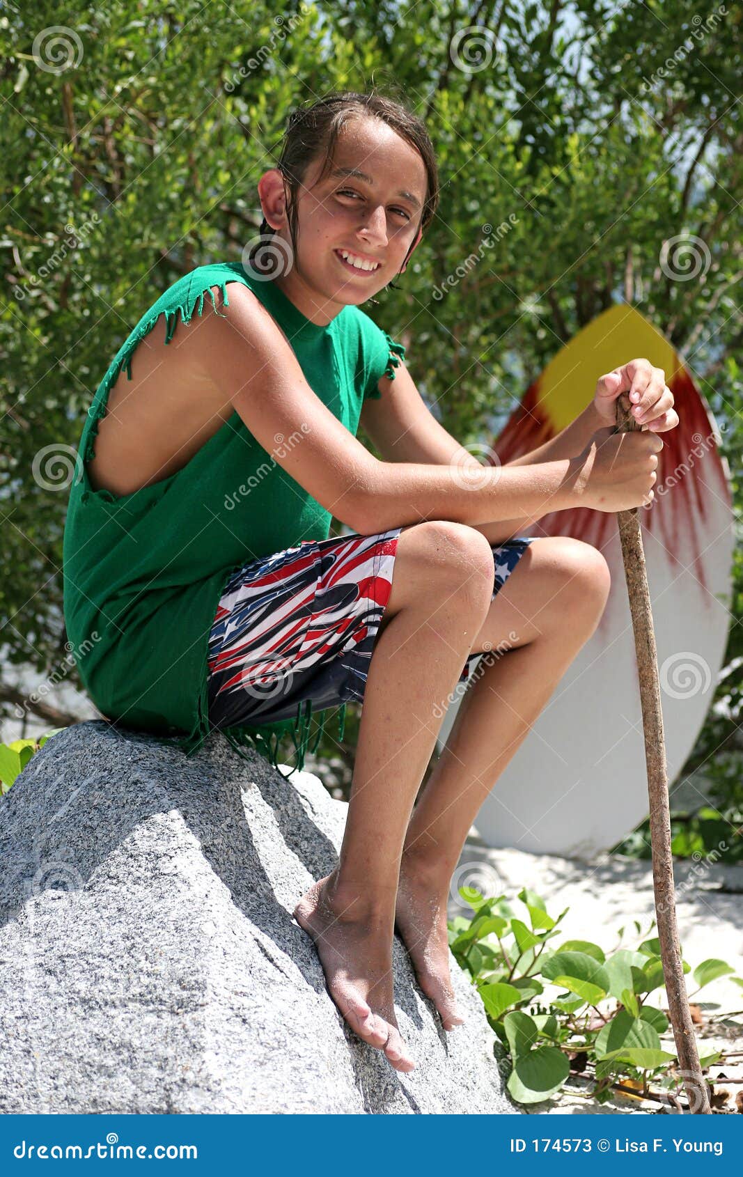 Surfer Boy Portrait 1 stock image. Image of relaxing, adolescent - 174573