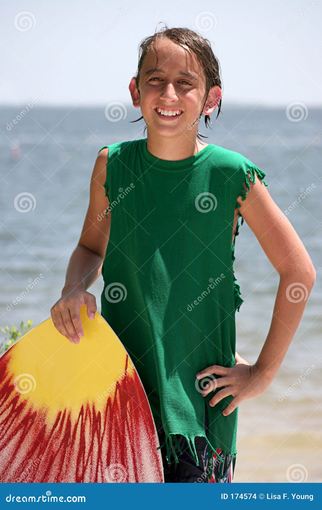 Surfer Boy Portrait 2 stock photo. Image of smile, surfboard - 174574