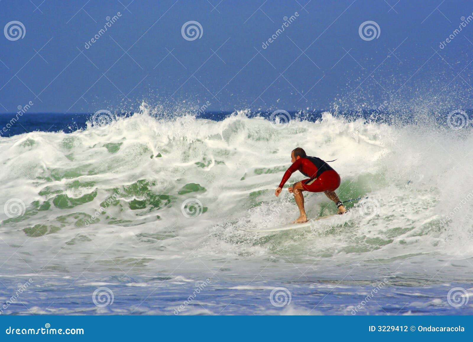 Surfer Doing A Maneuver Picture. Image: 3229412