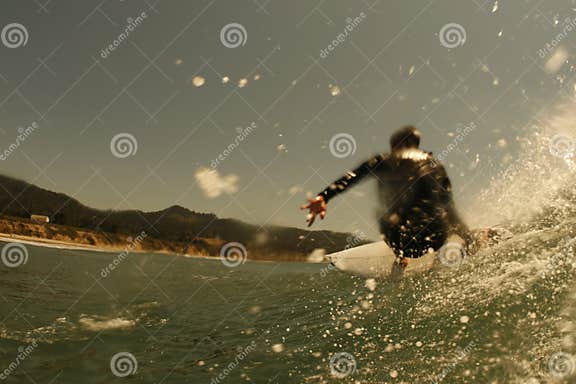 Surfer-eye View stock photo. Image of surf, sand, blue - 1099466