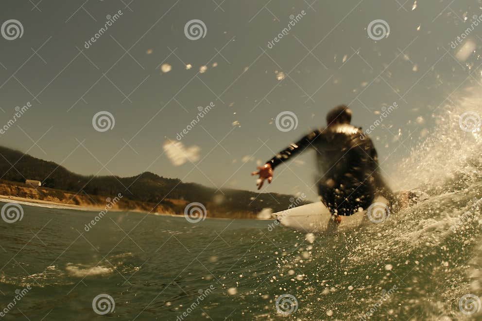 Surfer-eye View stock photo. Image of surf, sand, blue - 1099466
