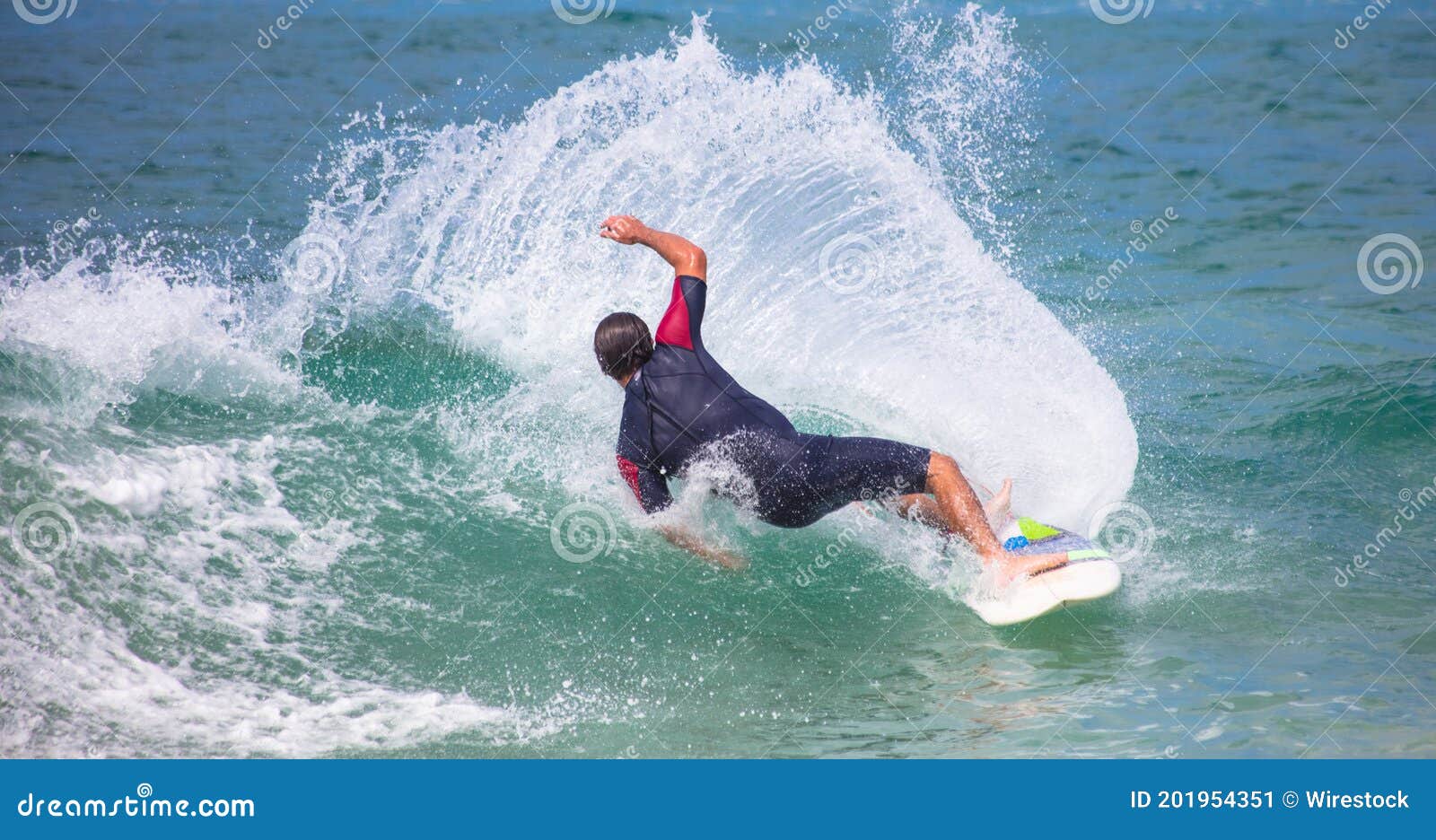 Surfer Falling Off His Board Editorial Photo - Image of activity, surf ...
