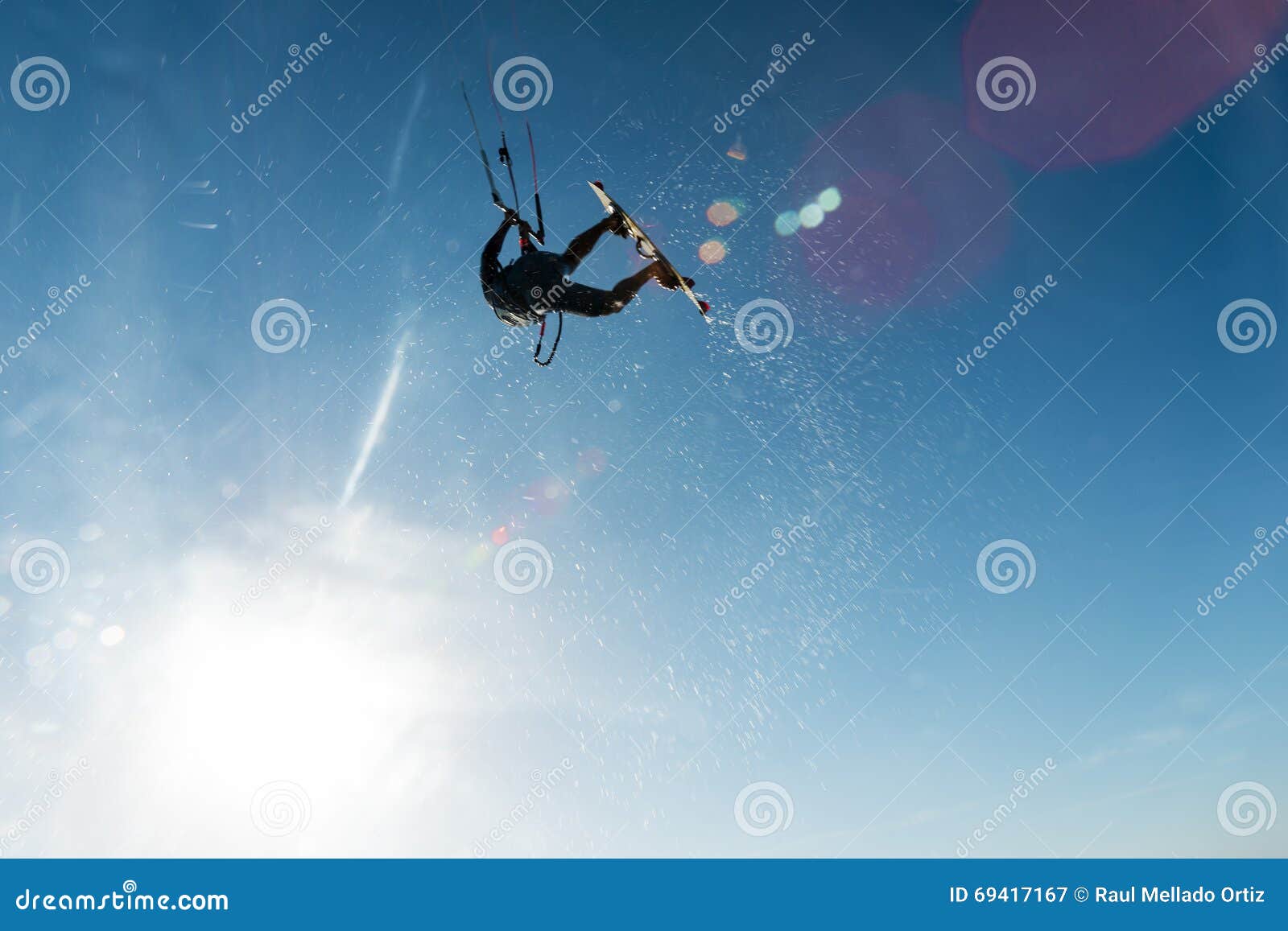 Surfer Flying through the Sky Stock Image - Image of freedom, extreme ...