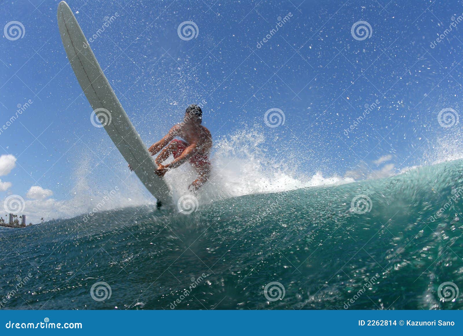 Surfer getting off a wave stock photo. Image of activity - 2262814