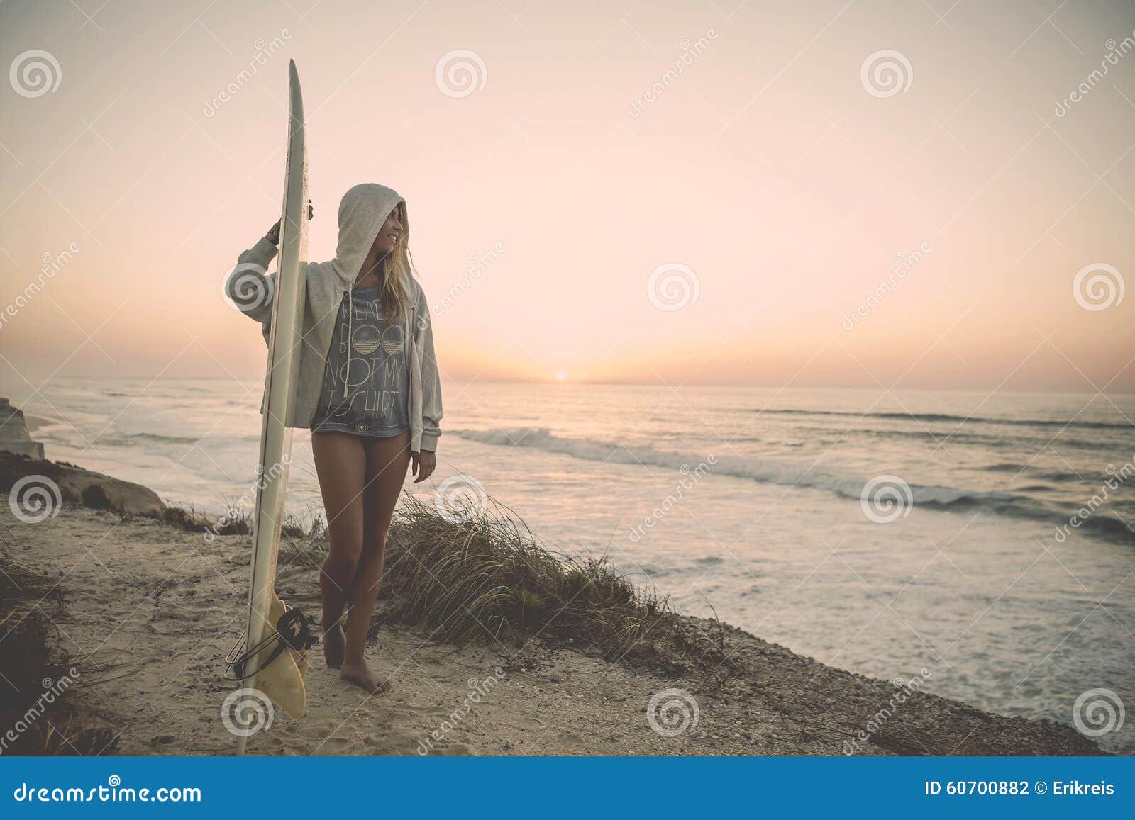 Surfer Girl stock photo. Image of looking, healthy, sunny - 60700882