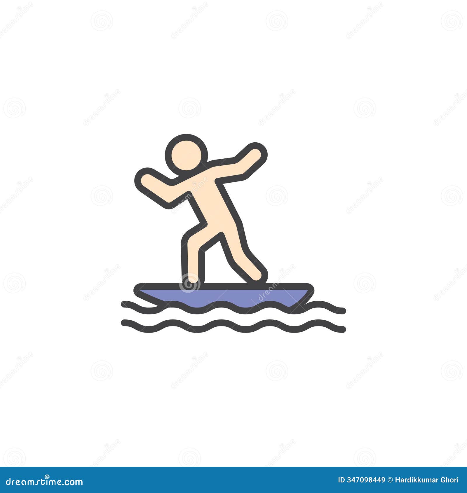 Surfer Icon. Beach Holidays Simple Icon. Travel Element Icon. Premium ...
