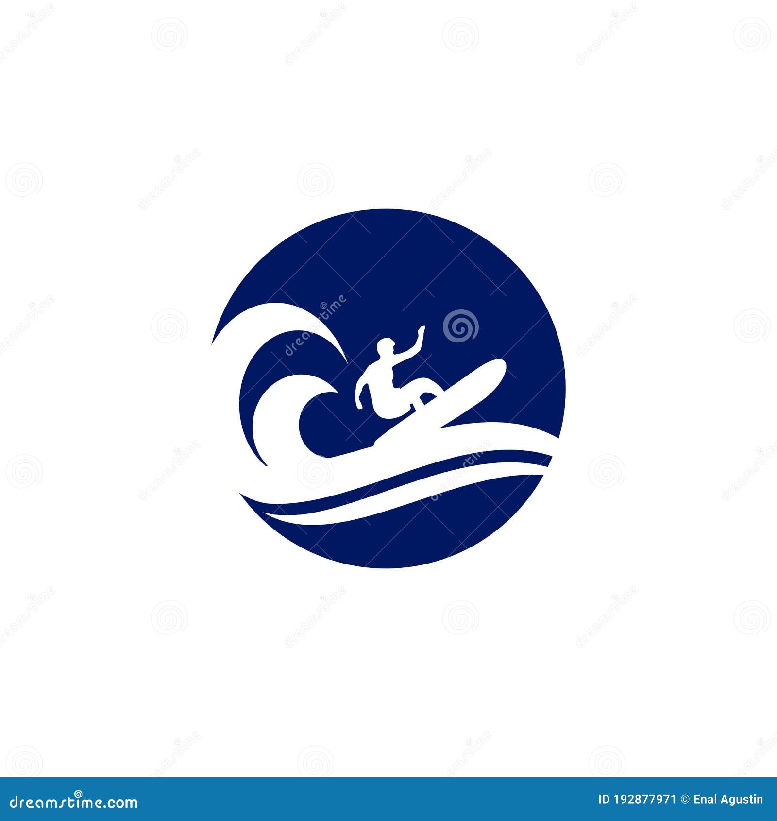 Surfer Logo Icon Design Template Stock Vector - Illustration of design ...