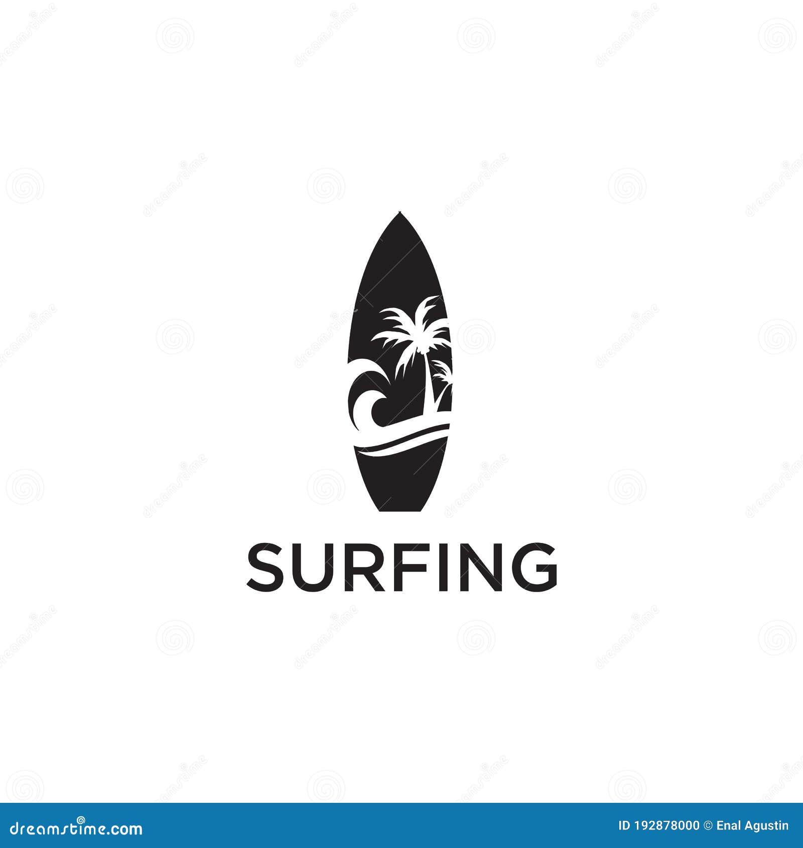 Surfer Logo Icon Design Template Stock Vector - Illustration of sign ...