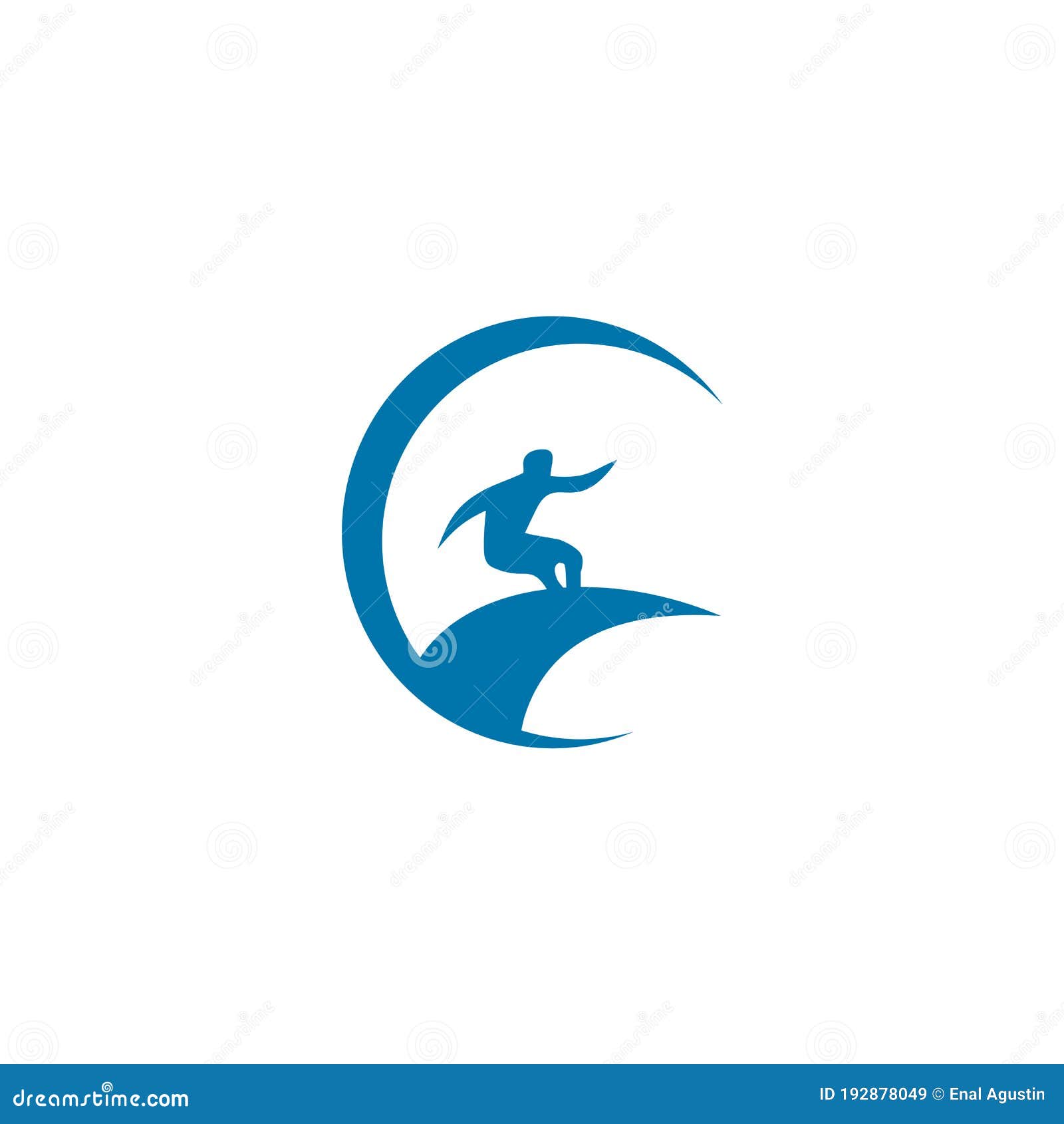 Surfer Logo Icon Design Template Stock Vector - Illustration of ...