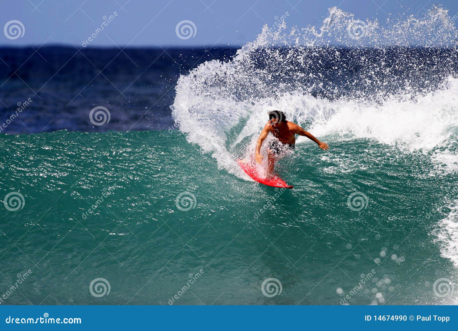 Surfer Mike Latronic Surfing at Rocky Point Editorial Image - Image of ...