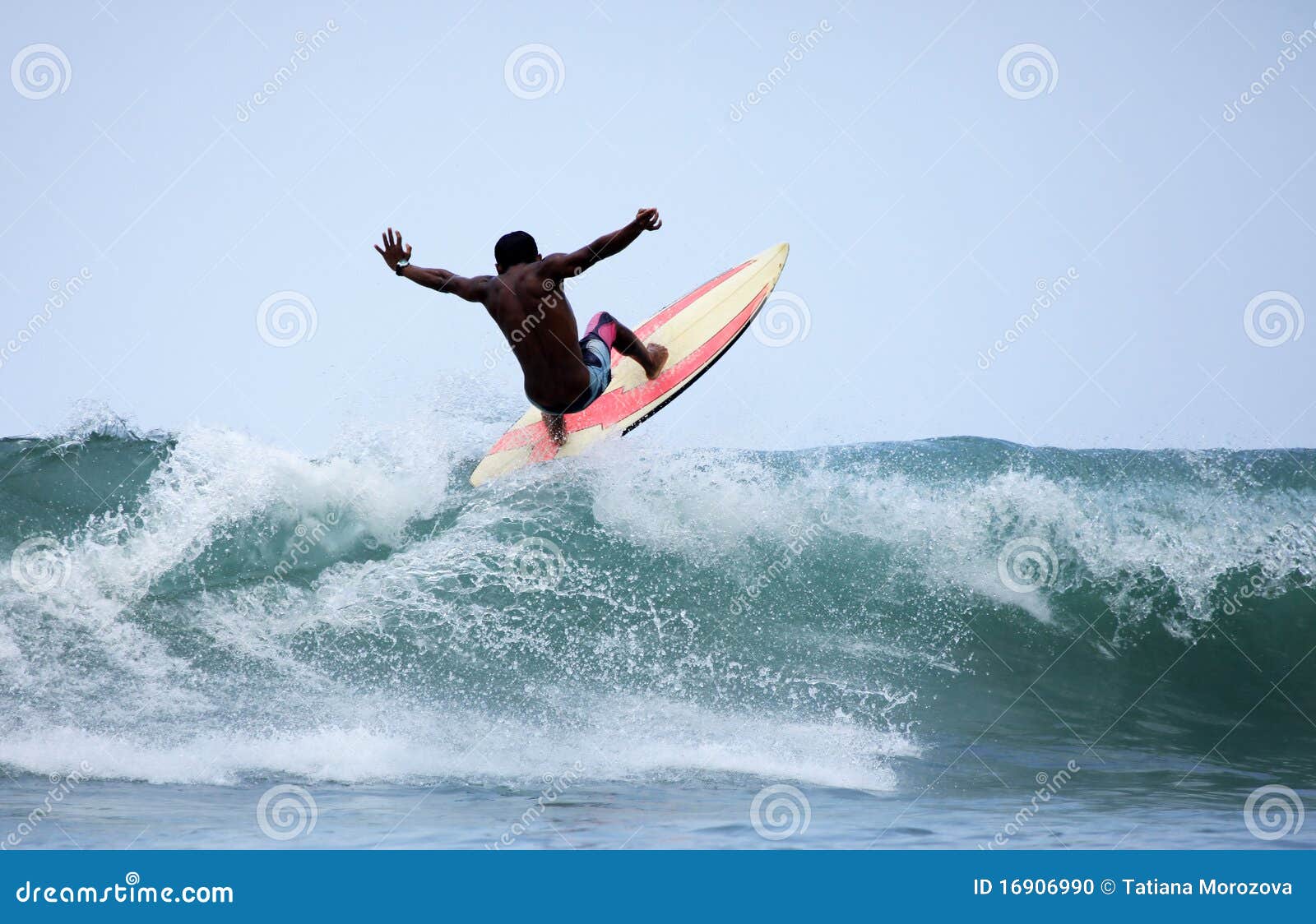 Surfer in ocean stock photo. Image of extreme, water - 16906990