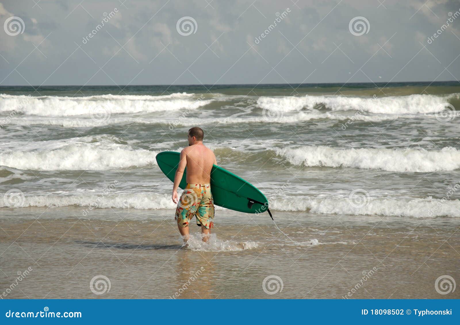 Surfer on the ocean beach editorial photography. Image of vacation ...