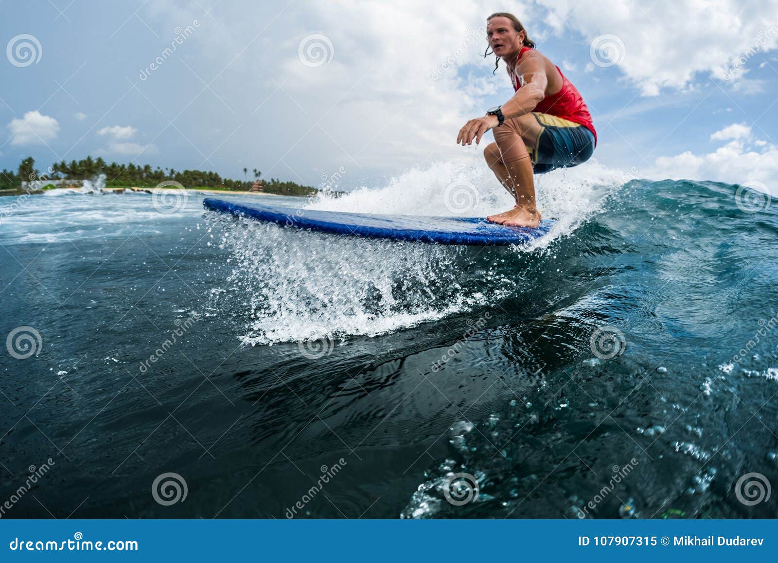 Surfer rides the wave stock image. Image of body, motion - 107907315
