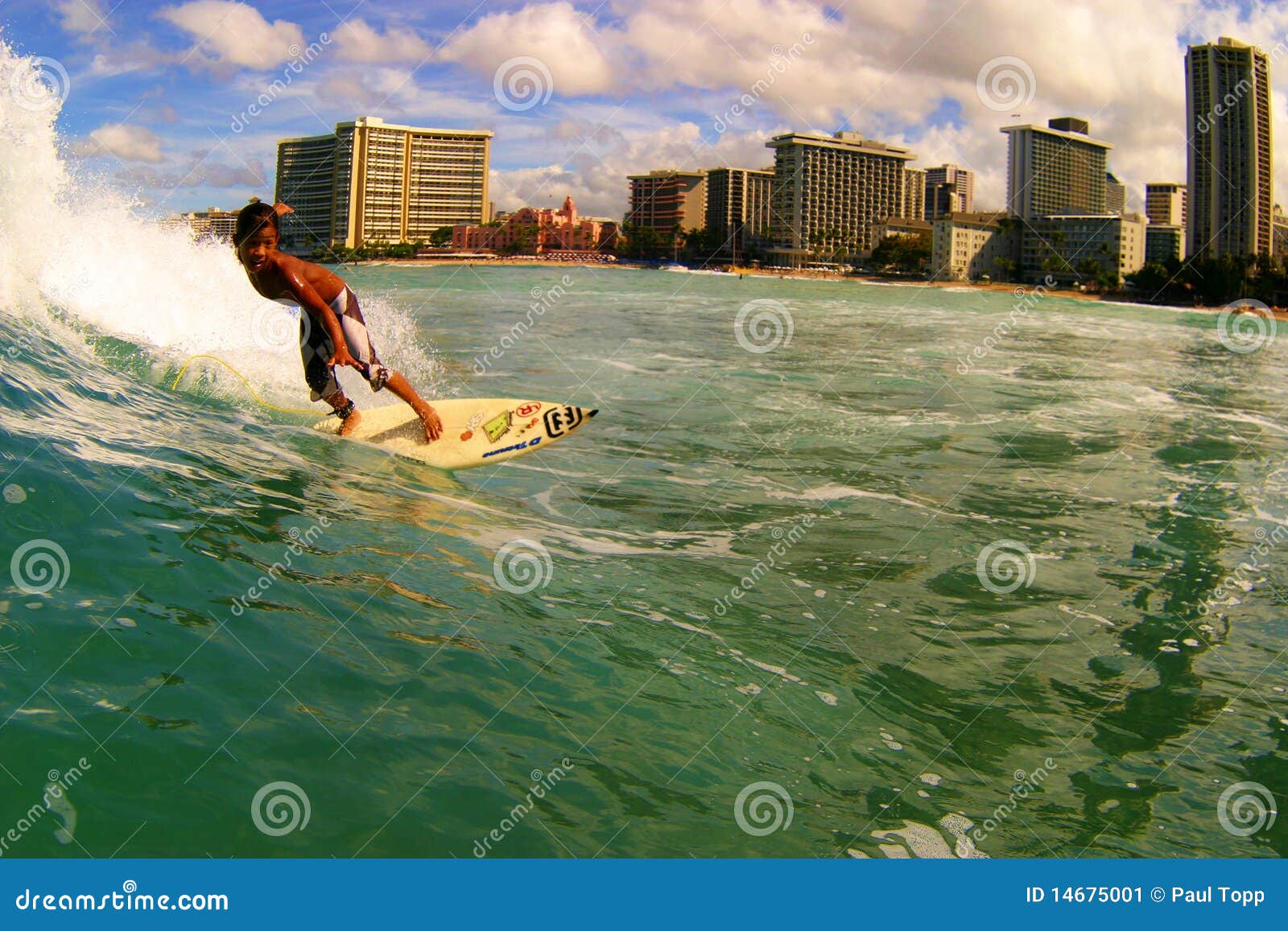 Surfer Seth Moniz Surfing at Waikiki Beach Editorial Photo - Image of ...
