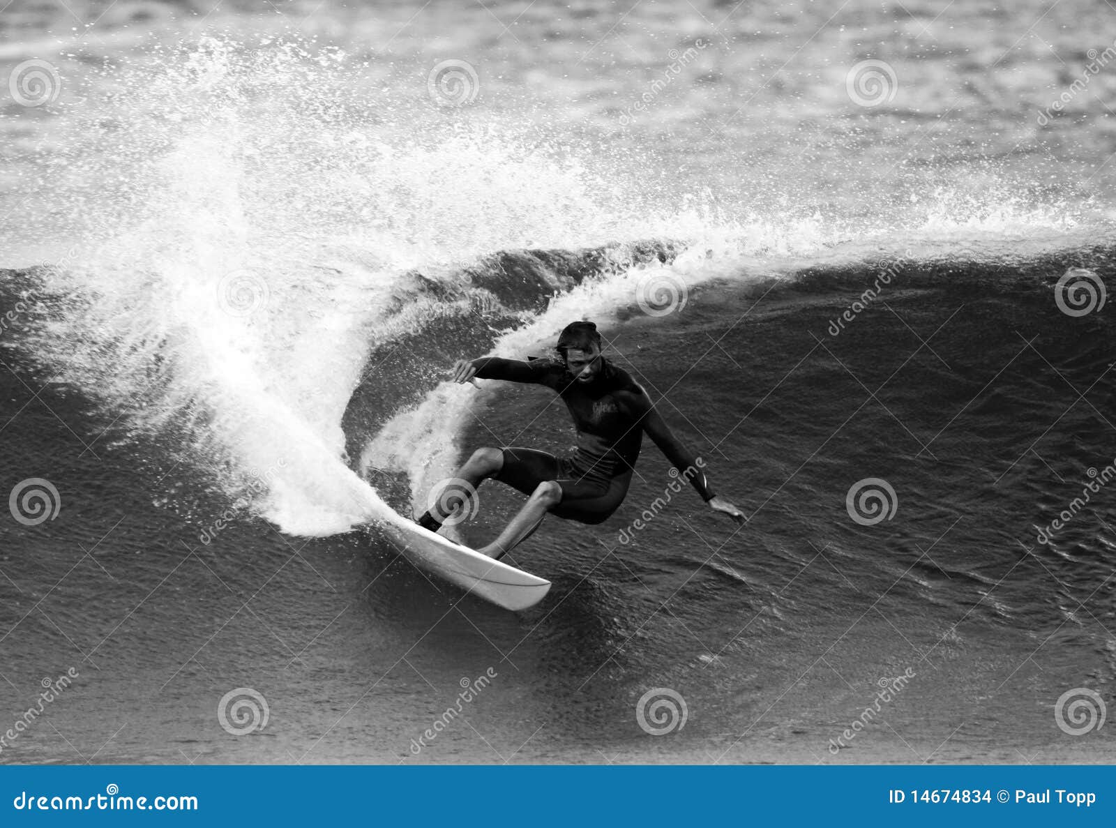 Surfer Shane Beschen in Black and White Editorial Stock Image - Image ...