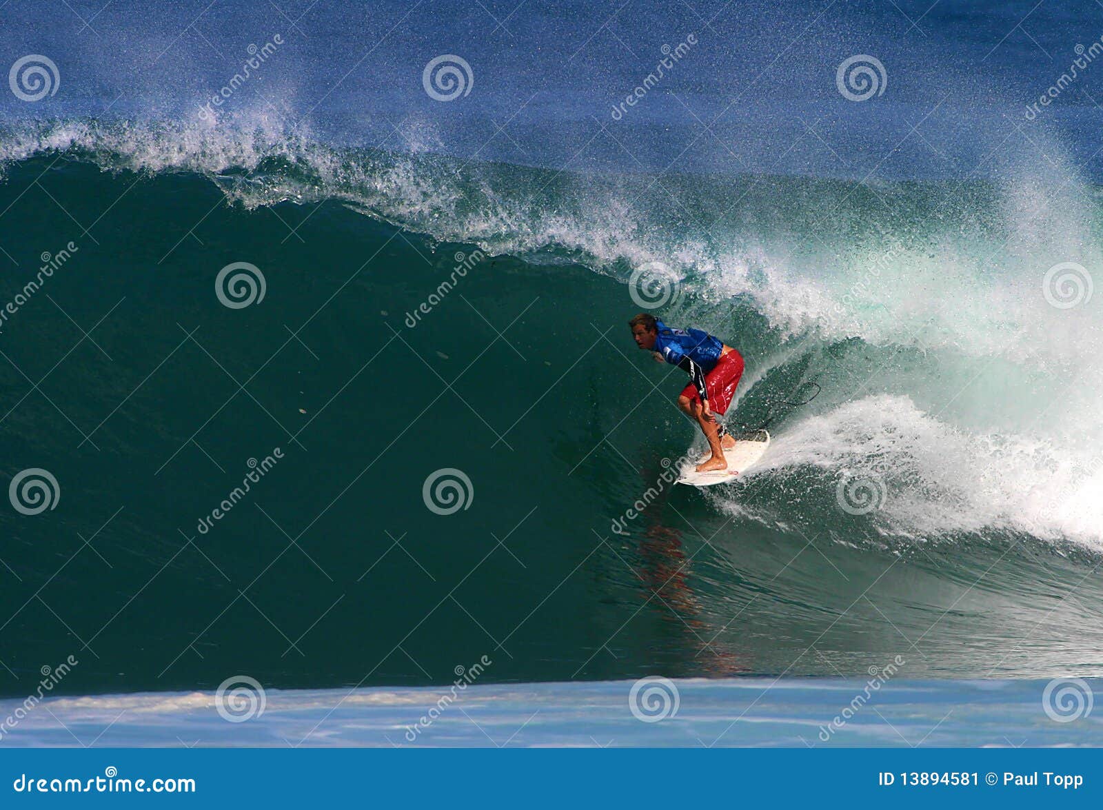 Surfer Shane Beschen Surfing at Backdoor Editorial Photo - Image of ...