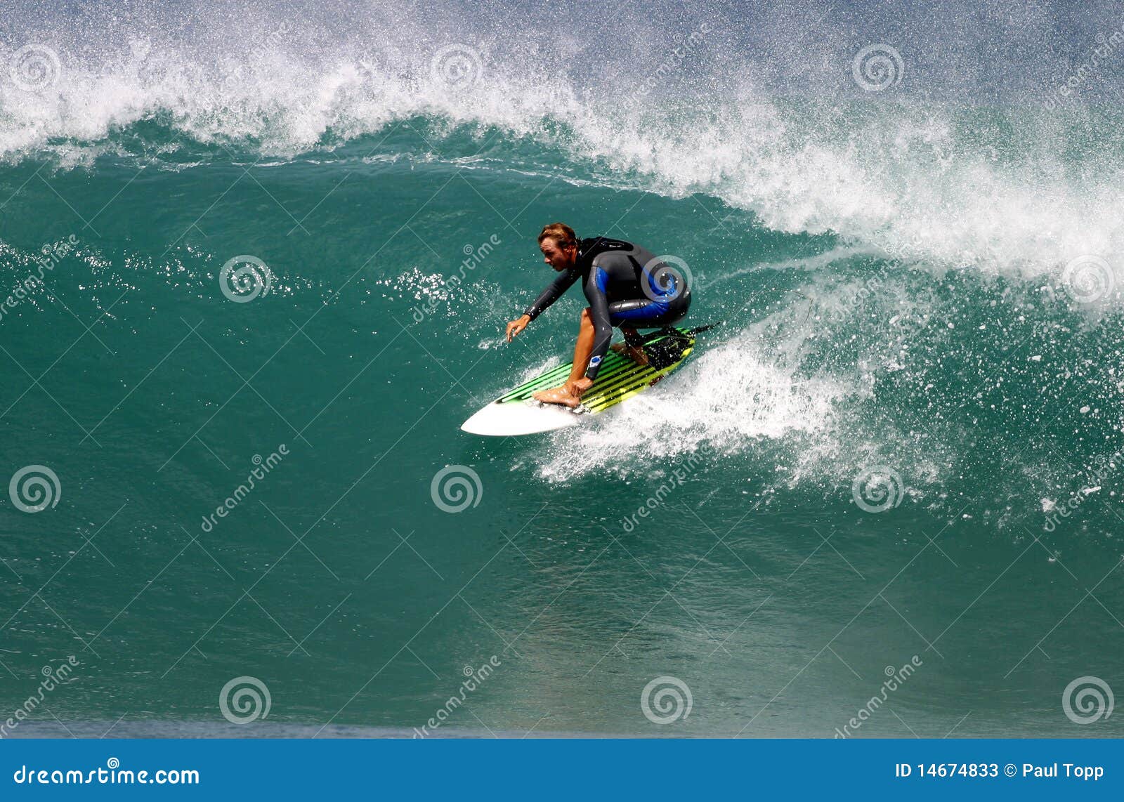 Surfer Shane Beschen Surfing in Hawaii Editorial Stock Photo - Image of ...