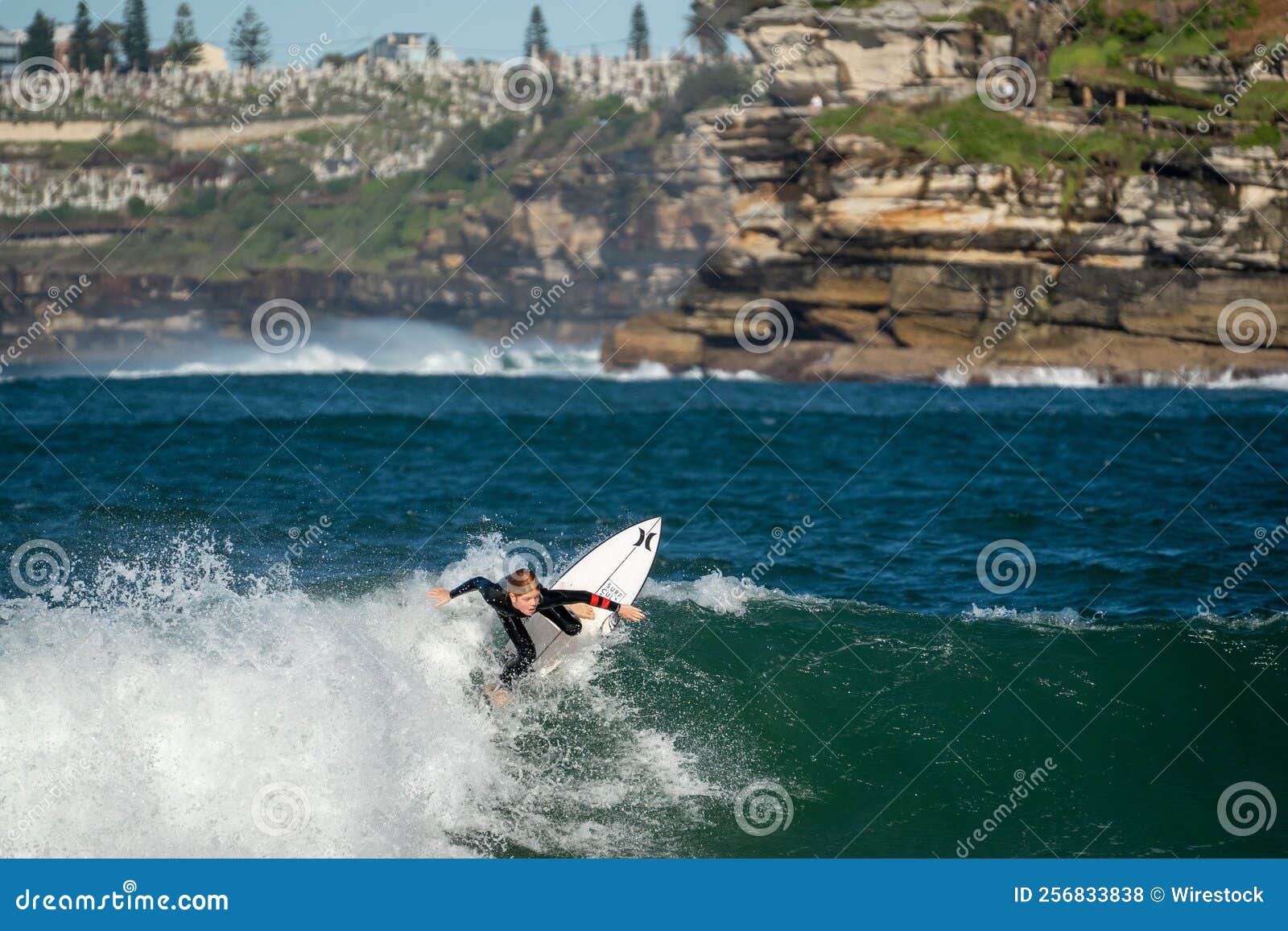 Surfer Falling Down From The Surfboard Editorial Image | CartoonDealer ...