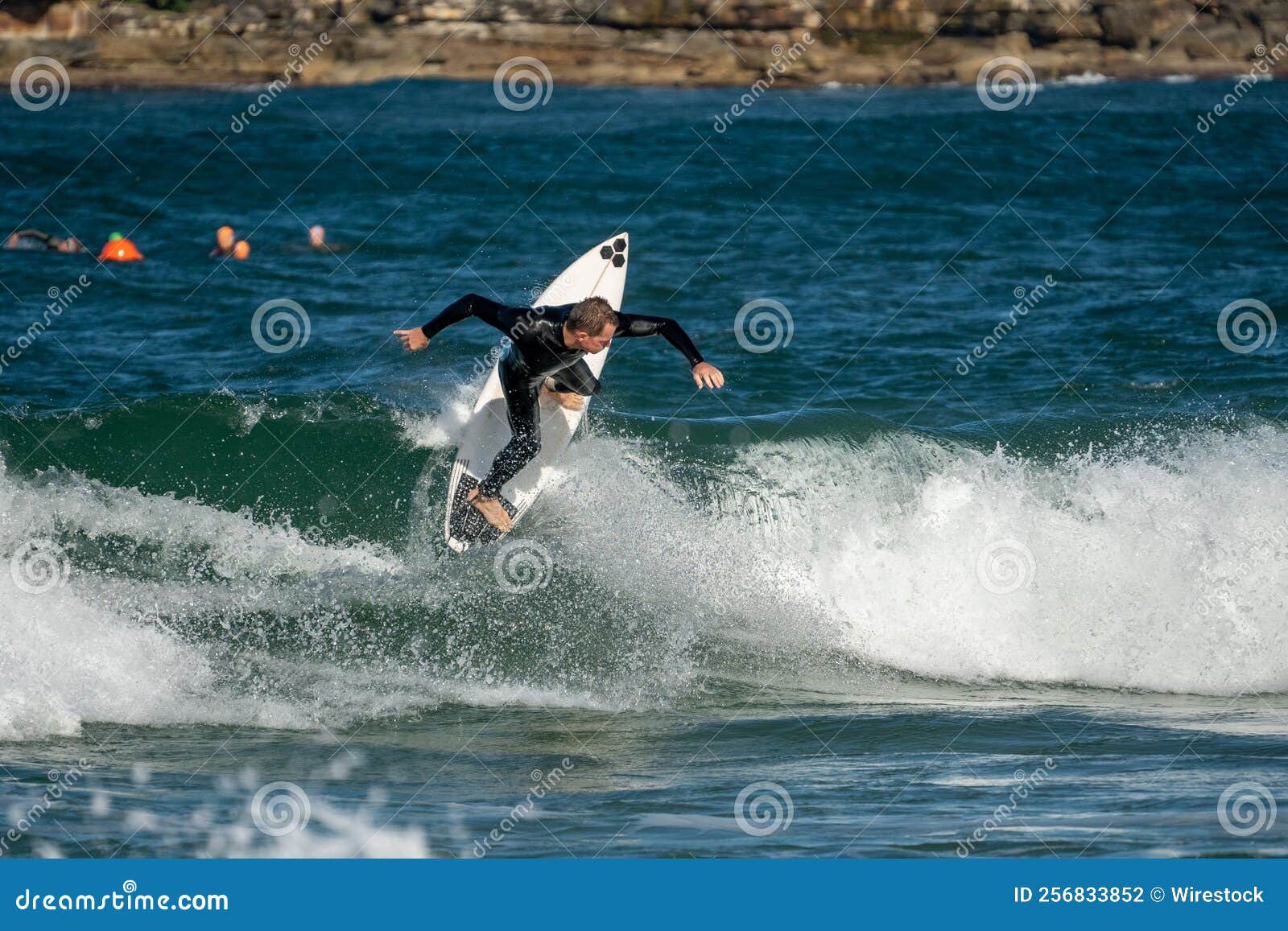Surfer Falling Down From The Surfboard Editorial Image | CartoonDealer ...