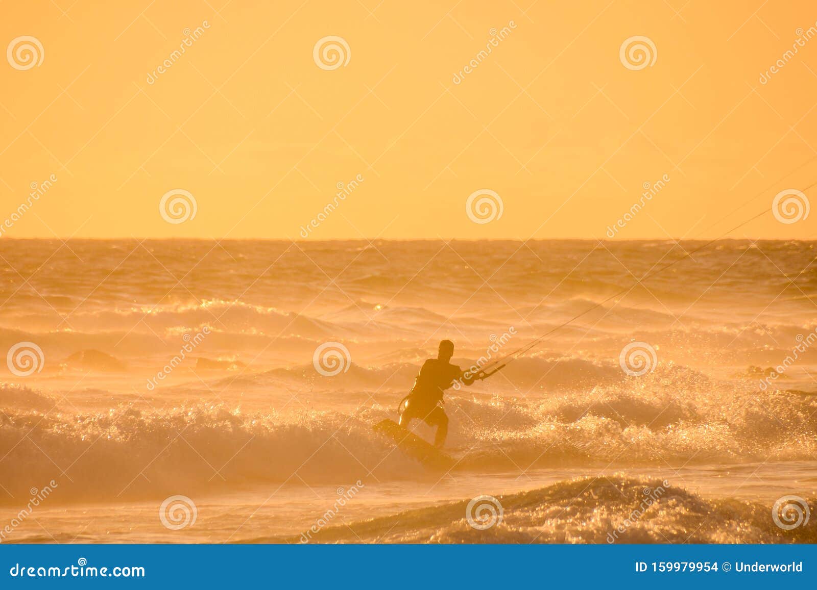 Surfer at Sunset on a Calm Ocean Editorial Stock Image - Image of beach ...