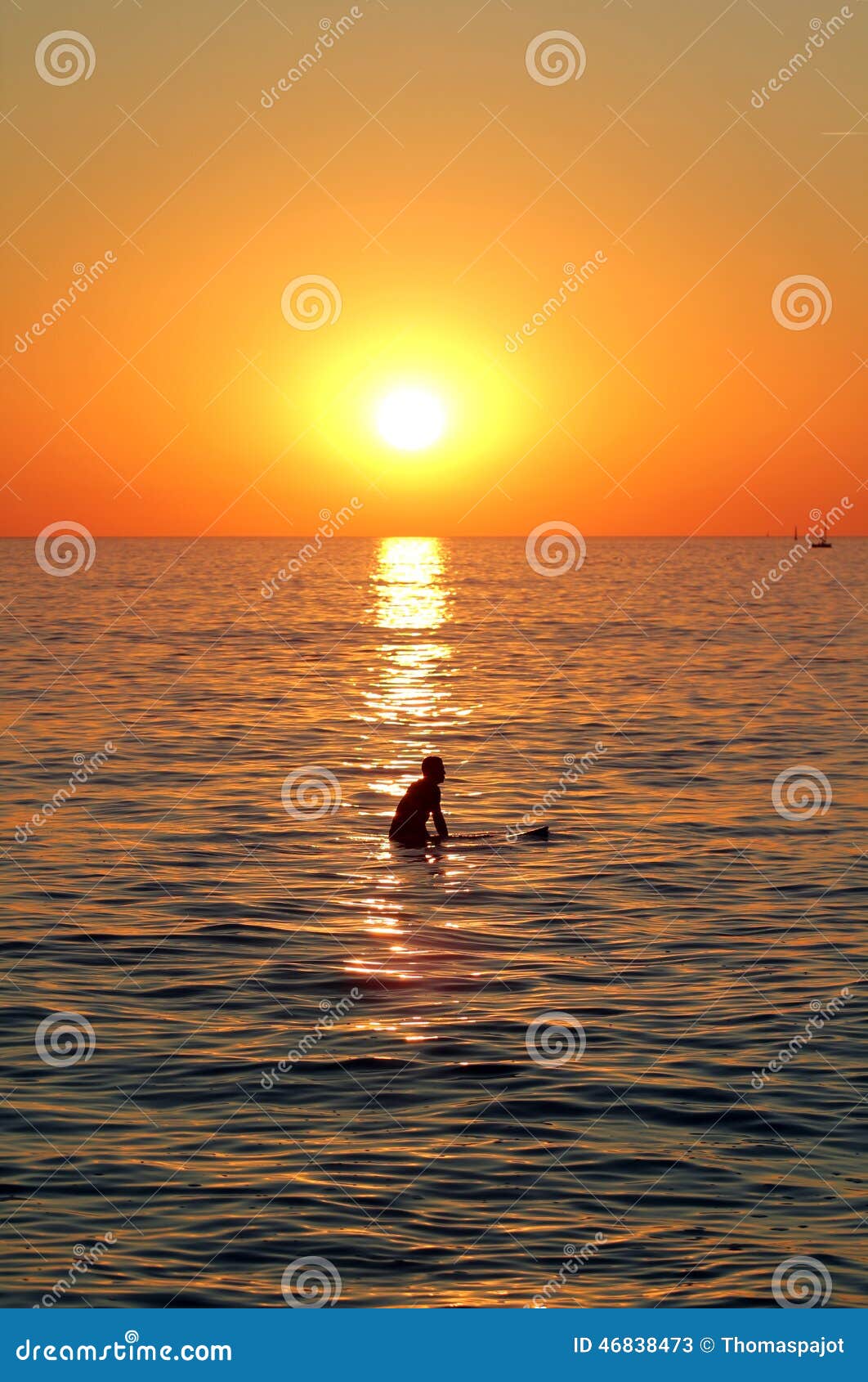 Surfer and sunset stock image. Image of board, ocean - 46838473