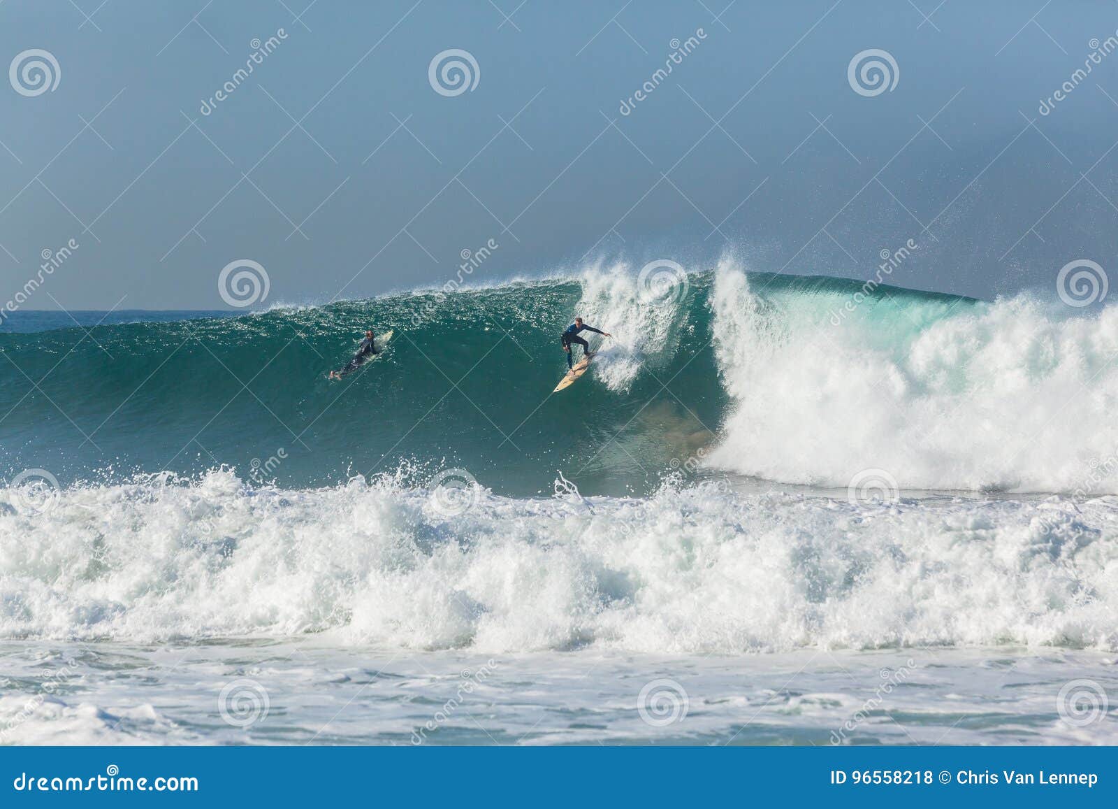 Surfer Surfing Wave editorial stock photo. Image of crashing - 96558218