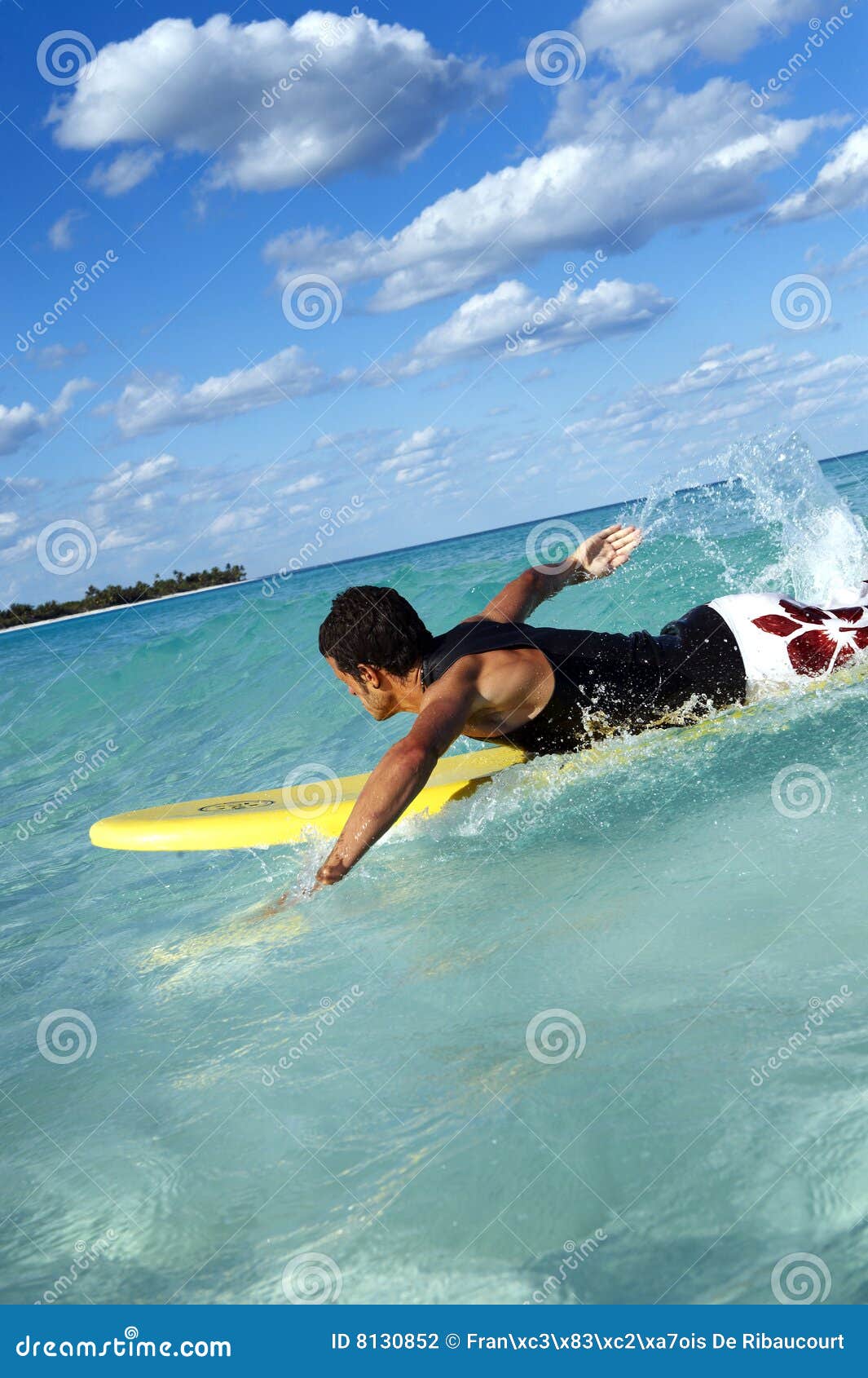 Surfer swimming stock photo. Image of blue, skies, leisure - 8130852
