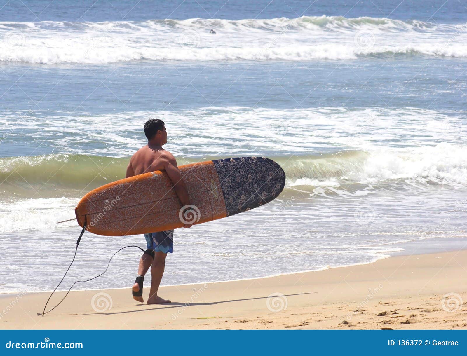 Surfer Walking with Surfboard Stock Photo - Image of surf, ocean: 136372