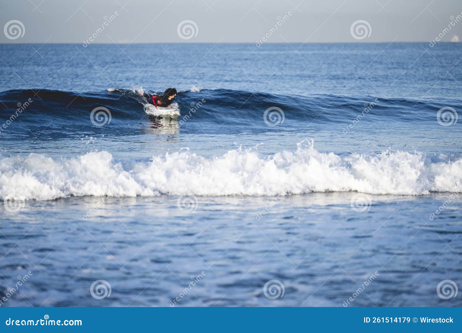 Surfer on the Wave. Newport Beach, California Editorial Stock Image ...