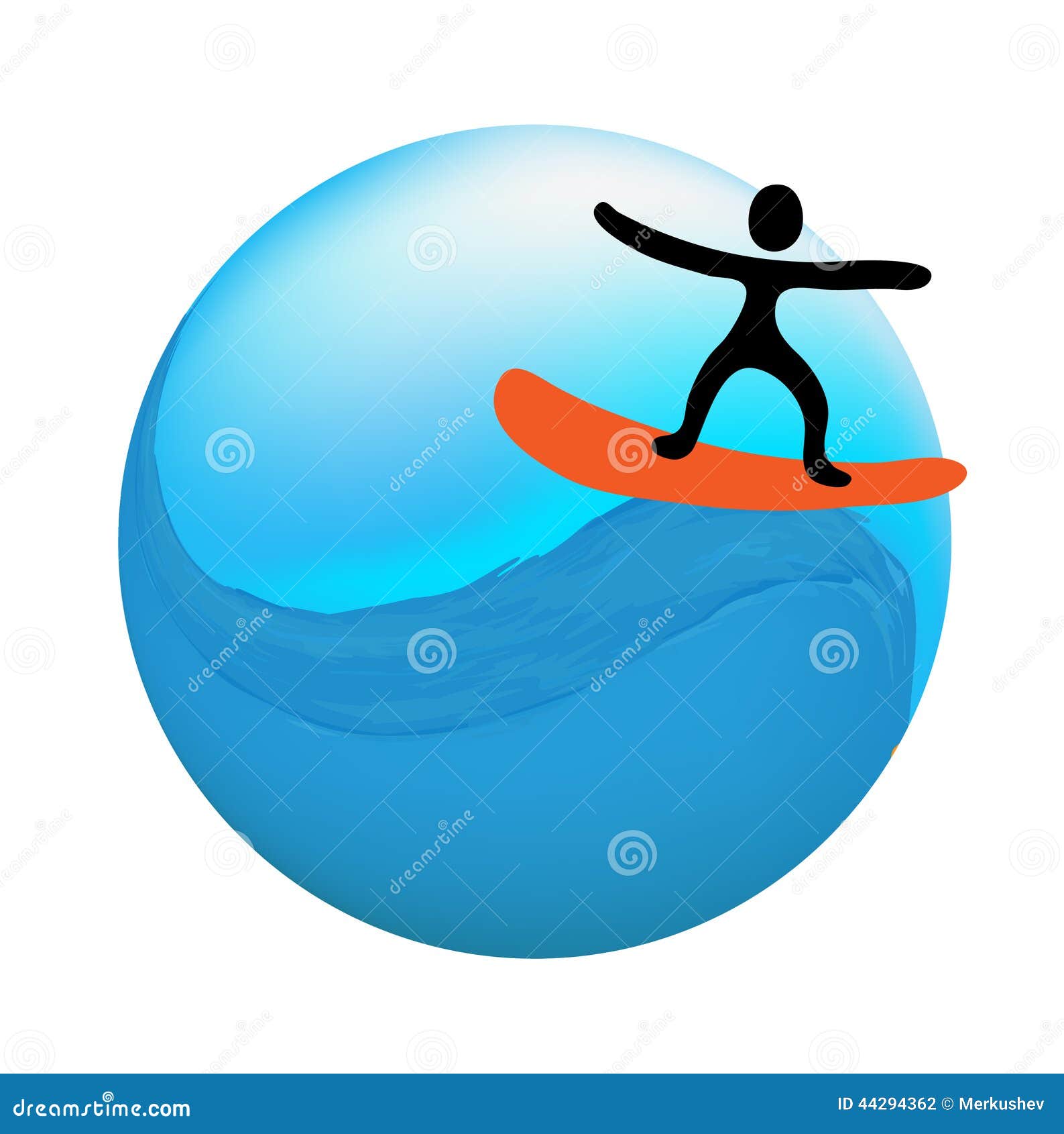 Surfer on the Wave, Vector Logo Illustration Stock Vector ... Surfer on the Wave, Vector Logo Illustration Stock Vector ...