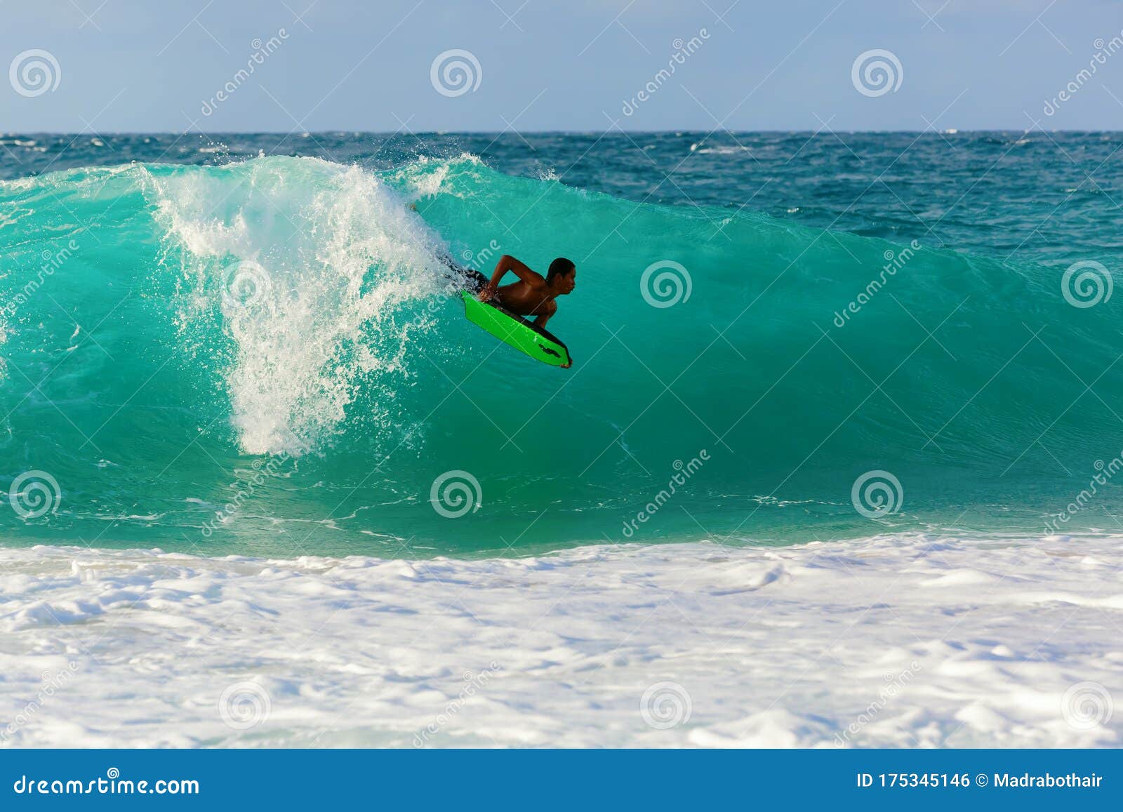 Surfer In The Waves Of The North Shore Of Oahu Hawaii Editorial Photo