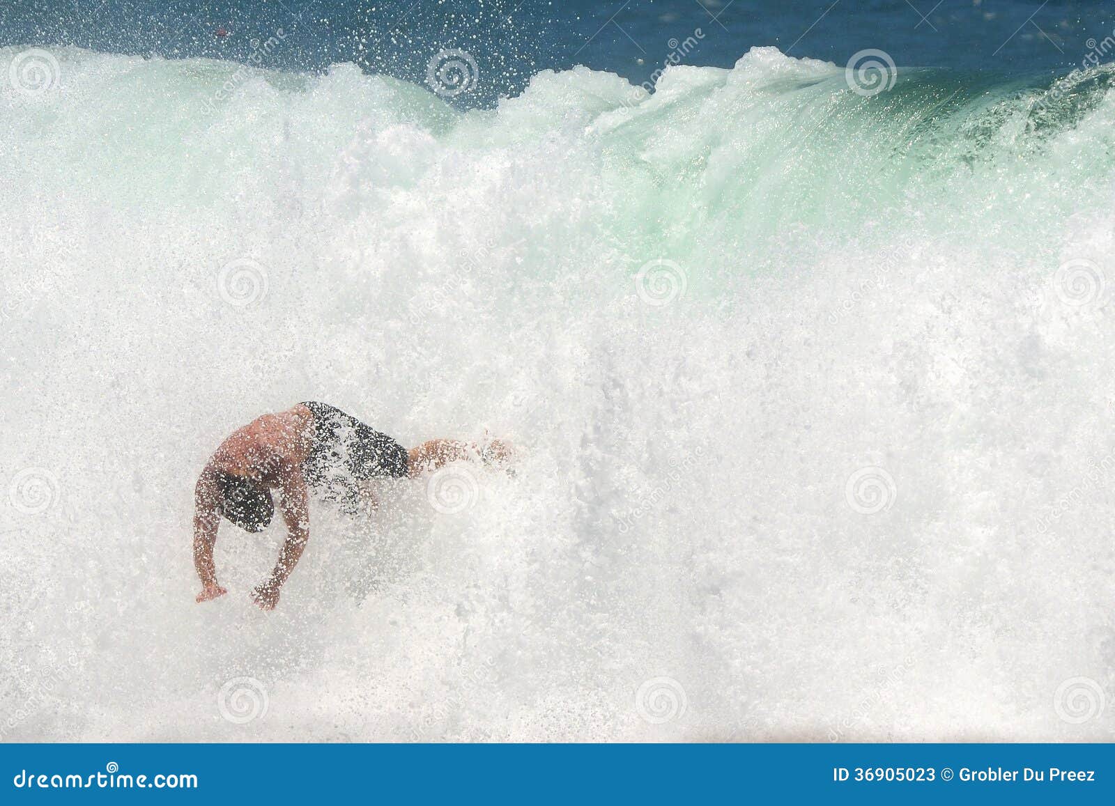 Surfer wipe-out 2 editorial stock photo. Image of africa - 36905023