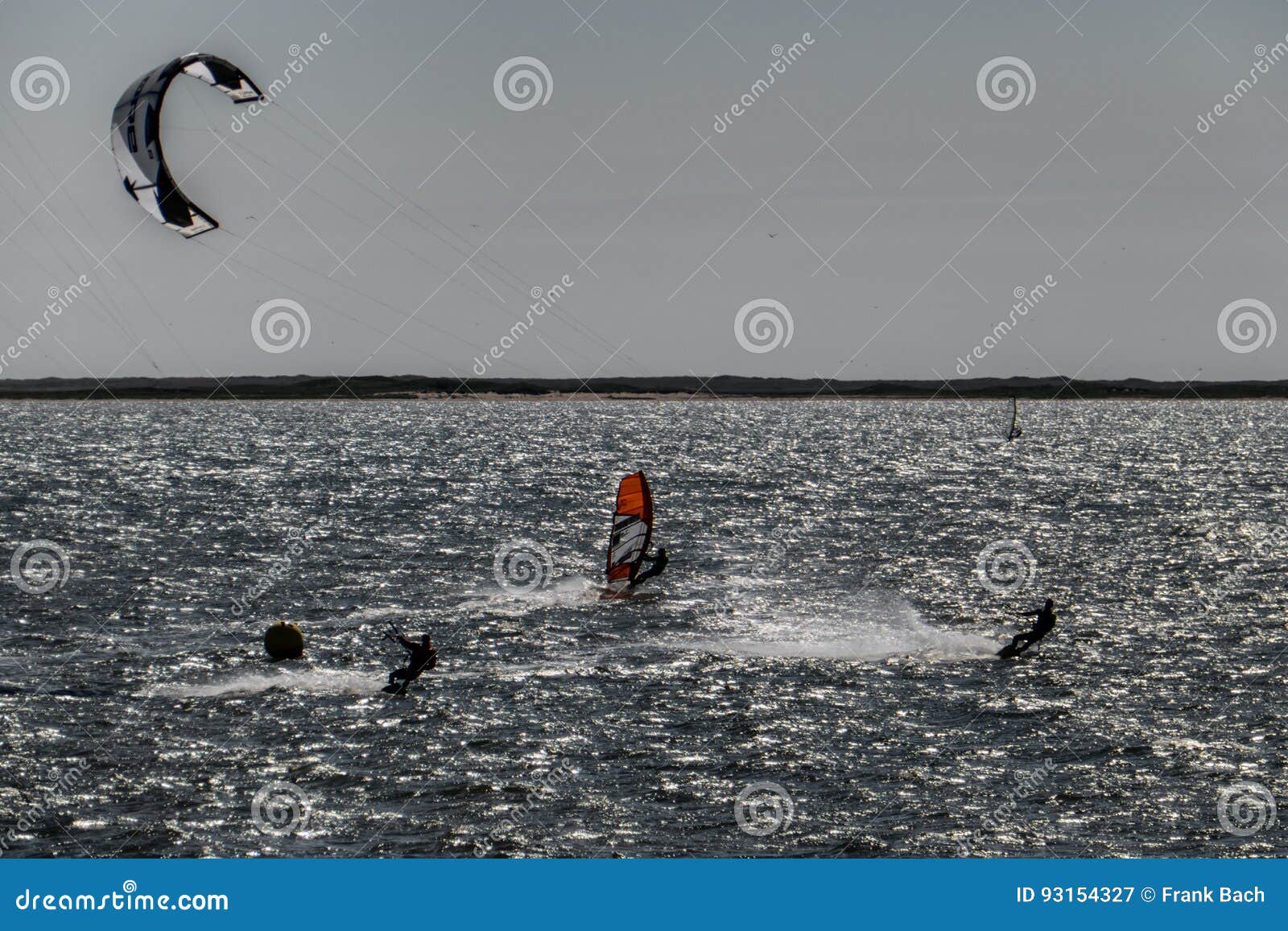 Surfers on the Beach of Hjerting in Esbjerg Stock Image - Image of ...