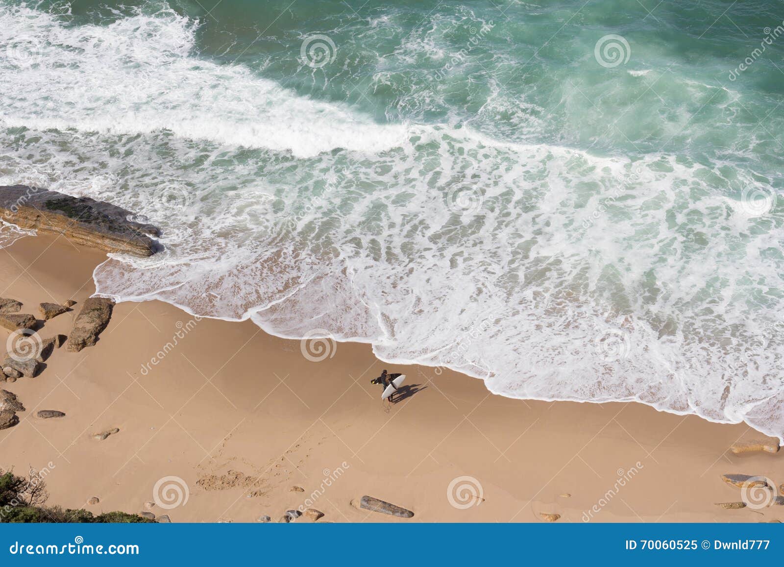 Surfers on beach top view stock image. Image of seaside - 70060525