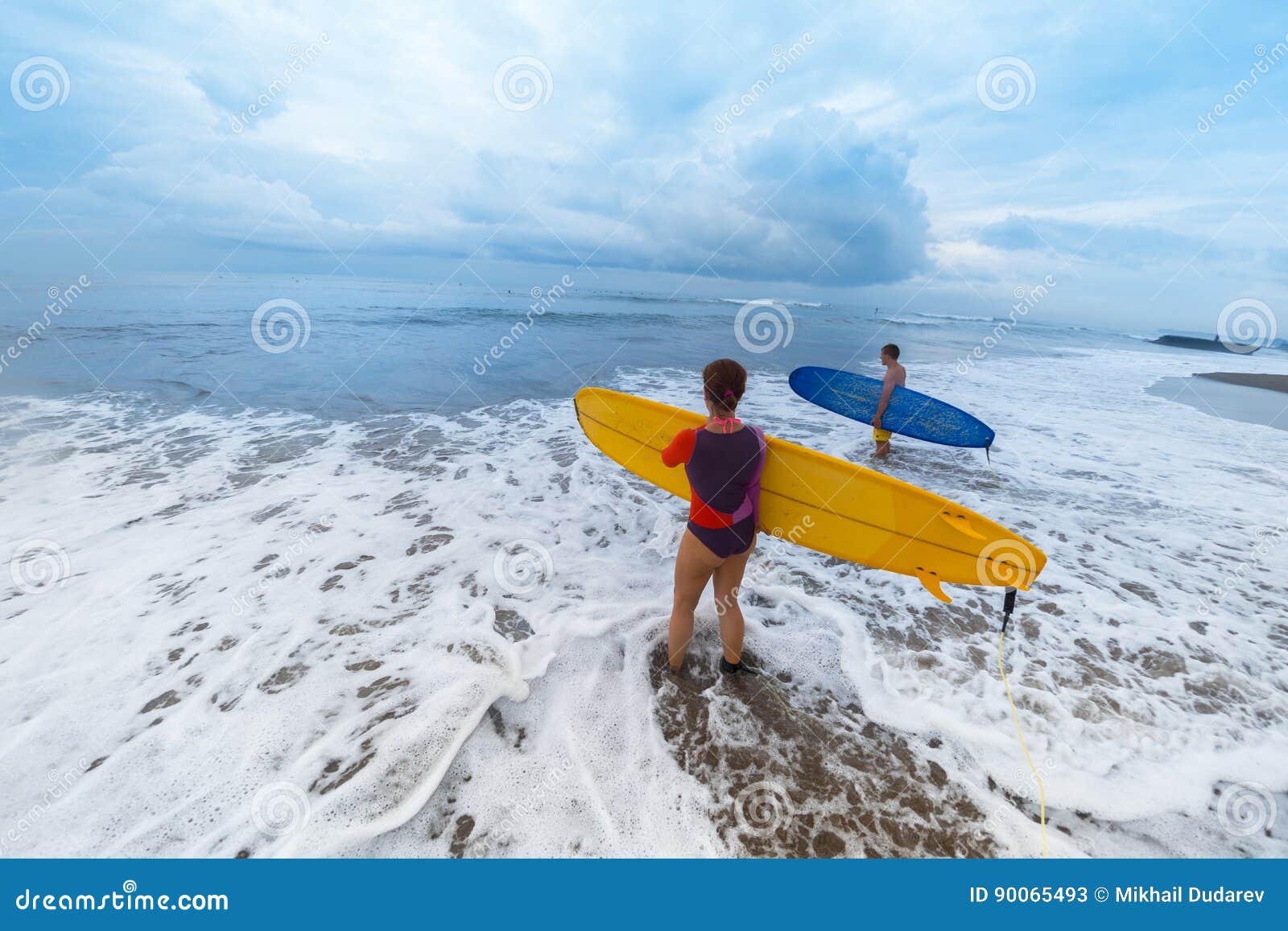 Surfers with board stock image. Image of extreme, outdoor - 90065493