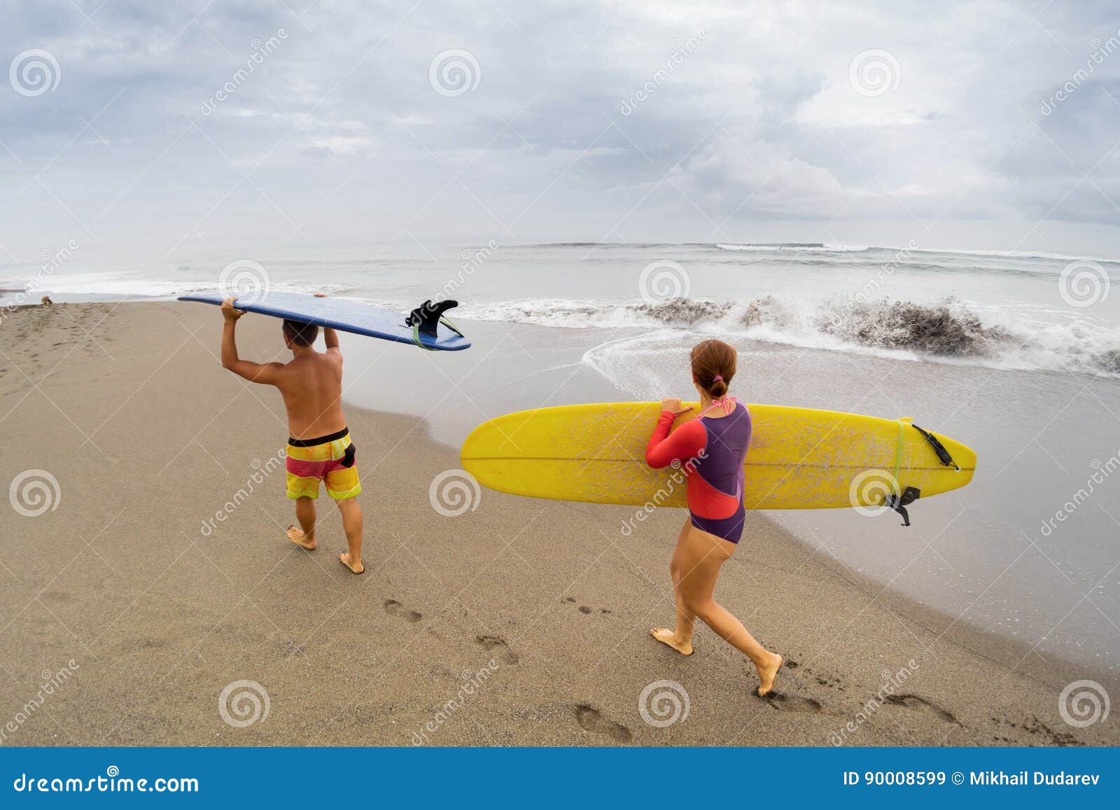 Surfers with board stock image. Image of sport, hobby - 90008599